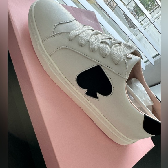 kate spade | Shoes | Nwt Kate Spade Fez White Black Tennis Shoes In Box ...